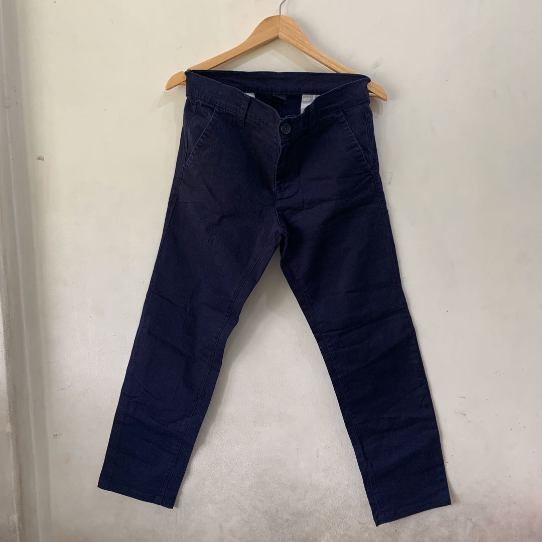 STYLISH Straight Cut Dark Blue Jeans, Men's Fashion, Bottoms, Jeans on ...