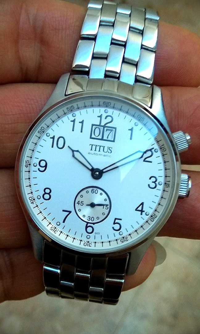 Titus BIG DATE Automatic, Luxury, Watches on Carousell