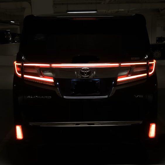 Toyota Alphard Vellfire crystal tail LED lamp, Car Accessories ...