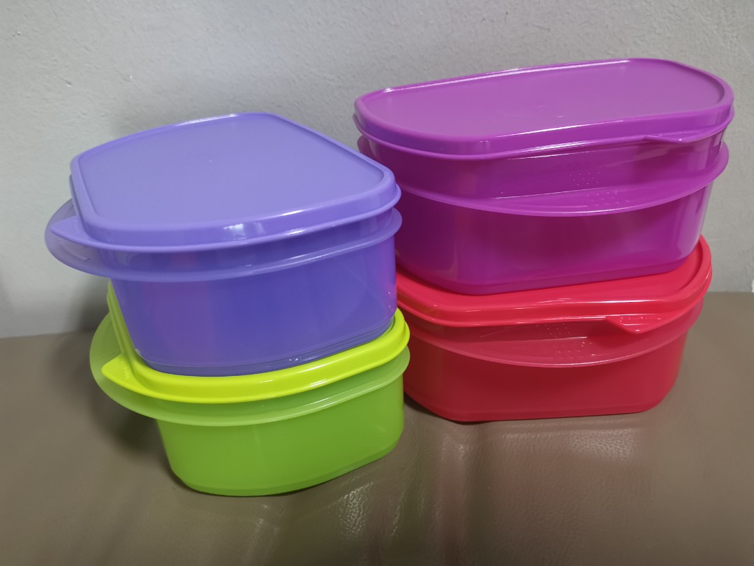 Tupperware Half Fridge Stackable 650ml, Furniture & Home Living ...