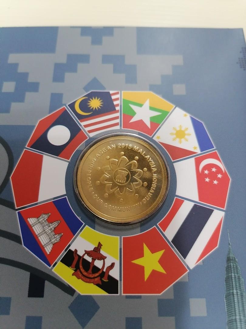 2015 Malaysia Asean Rm1 Coin card, Hobbies & Toys, Collectibles ...