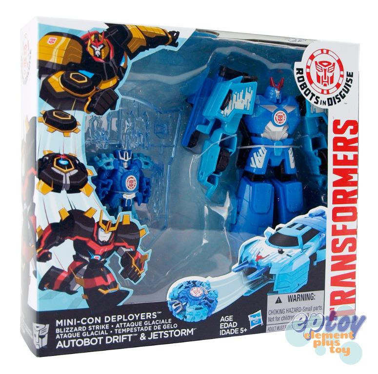 全新正版 變形金剛 Transformers Mini-Con Deployers Blizzard Strike Drift ...