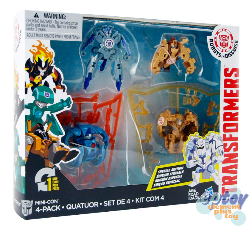 全新正版 變形金剛 Transformers RID Mini-Con 4-Pack Undertone Backtrack Beastbox Swelter, 興趣及遊戲, 玩具 & 遊戲類 ...