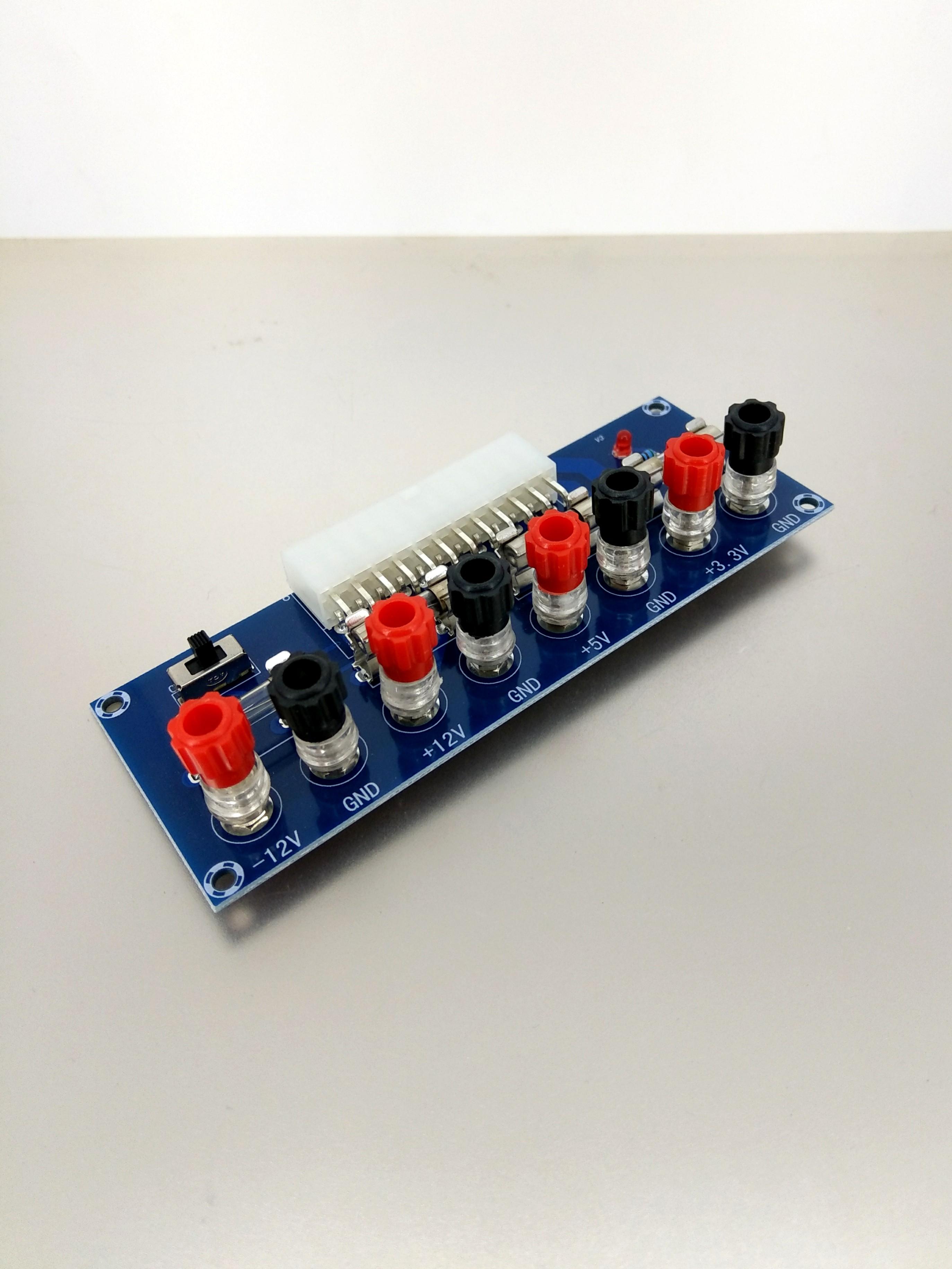 ATX電源取電板 取電板引出模組 XH-M229 24 Pins ATX Benchtop Power Board Computer ...