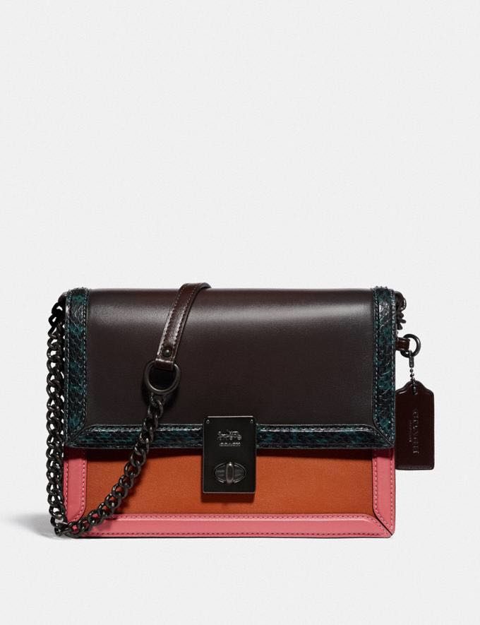 AUTHENTIC COACH HUTTON SHOULDER BAG WITH COLOURBLOCK, Women's Fashion ...