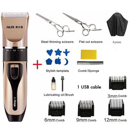Preorder Authentic AUX A5 USB Hair Clipper Trimmer Thinning Flat cut ...