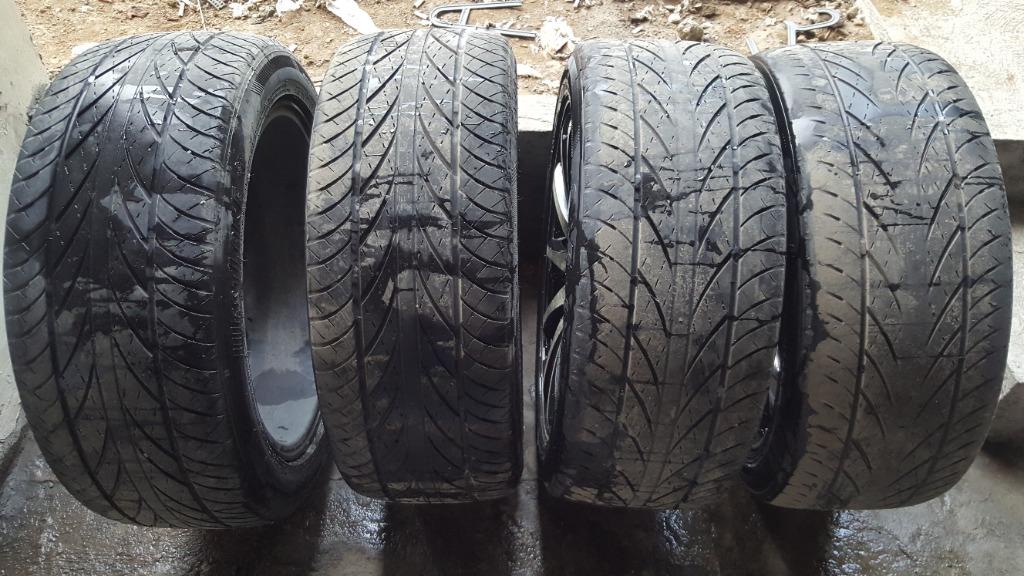 AWC Mag Wheels 17 inches with tires, Car Parts & Accessories, Mags and ...