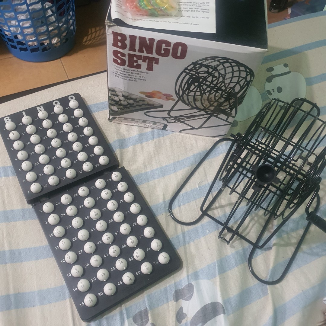 Bingo Set, Hobbies & Toys, Toys & Games on Carousell