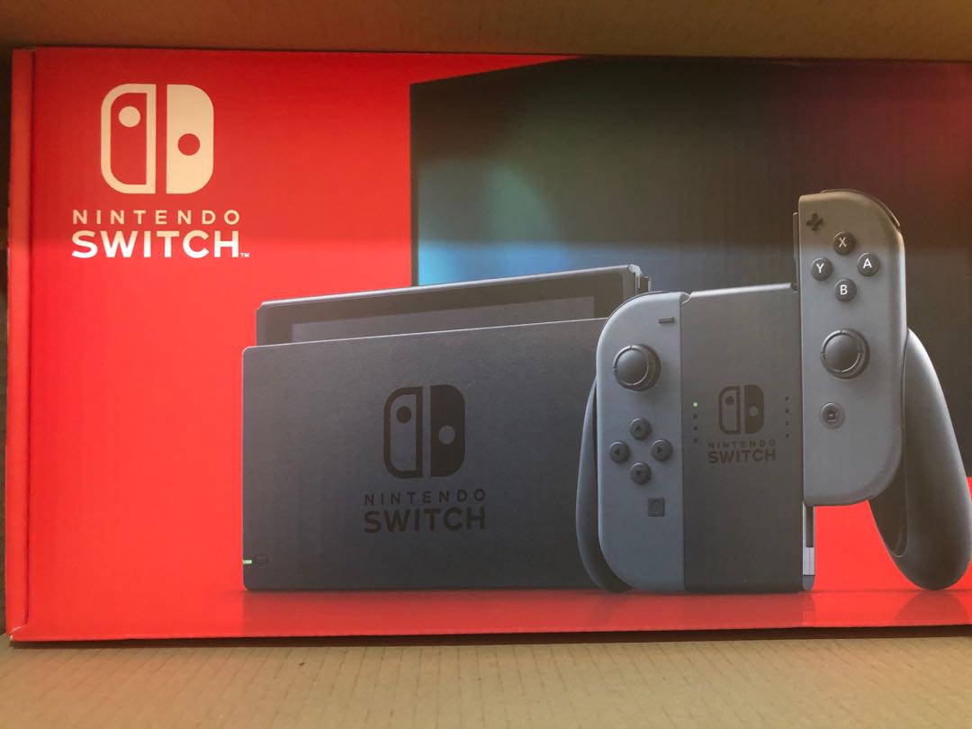 Brand New Nintendo Switch Console Gen 2 Grey Local Set, Video Gaming ...