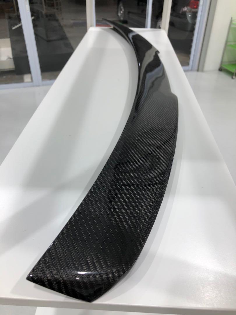 Carbon Fibre Rear Windscreen Spoiler/Boot Spoiler, Car Accessories ...