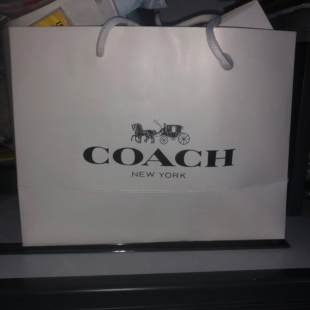 Coach Border Rivets Signature Crossbody Bag Authentic, Barang Mewah ...