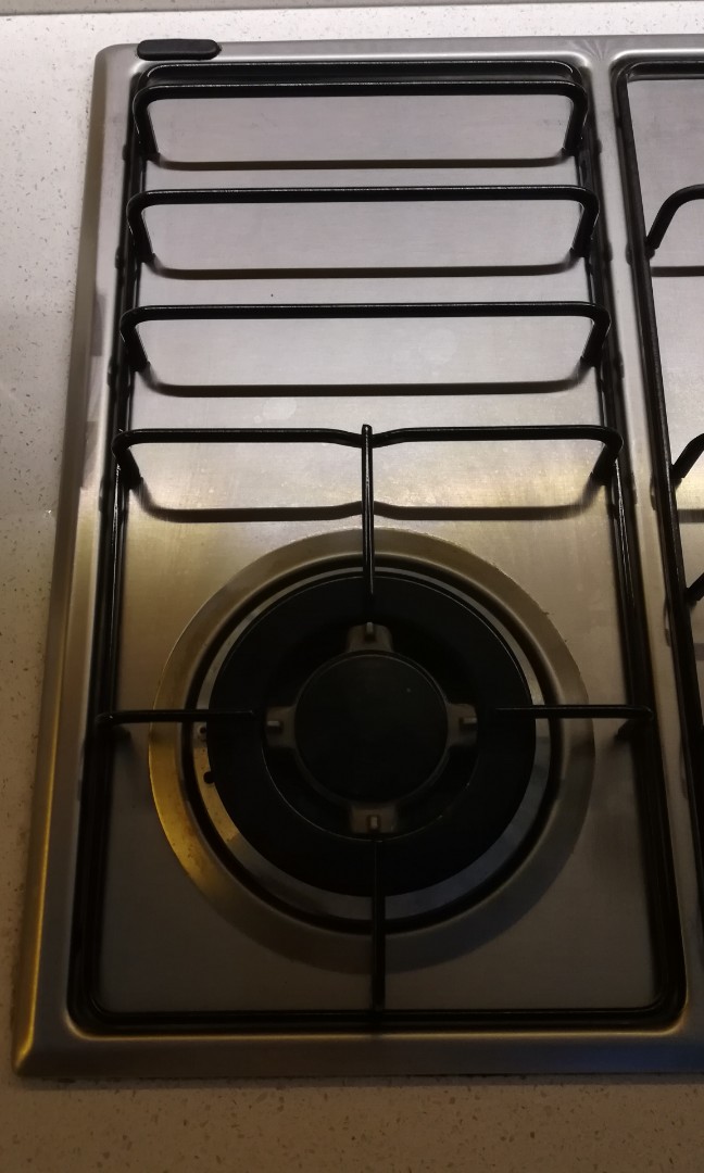 Cooker Hob. Metal support.black., TV & Home Appliances, Kitchen ...