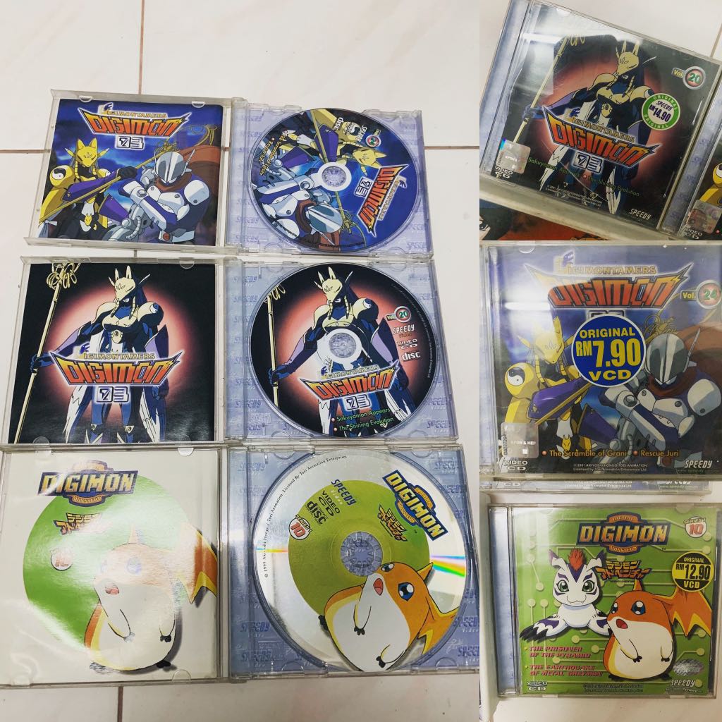 Display only Digimon VCD DVD Combo Set Original, Hobbies & Toys, Toys ...