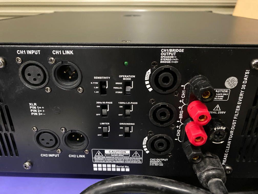 DIODE CA12+ Professional Power Amplifier, Computers & Tech, Parts ...