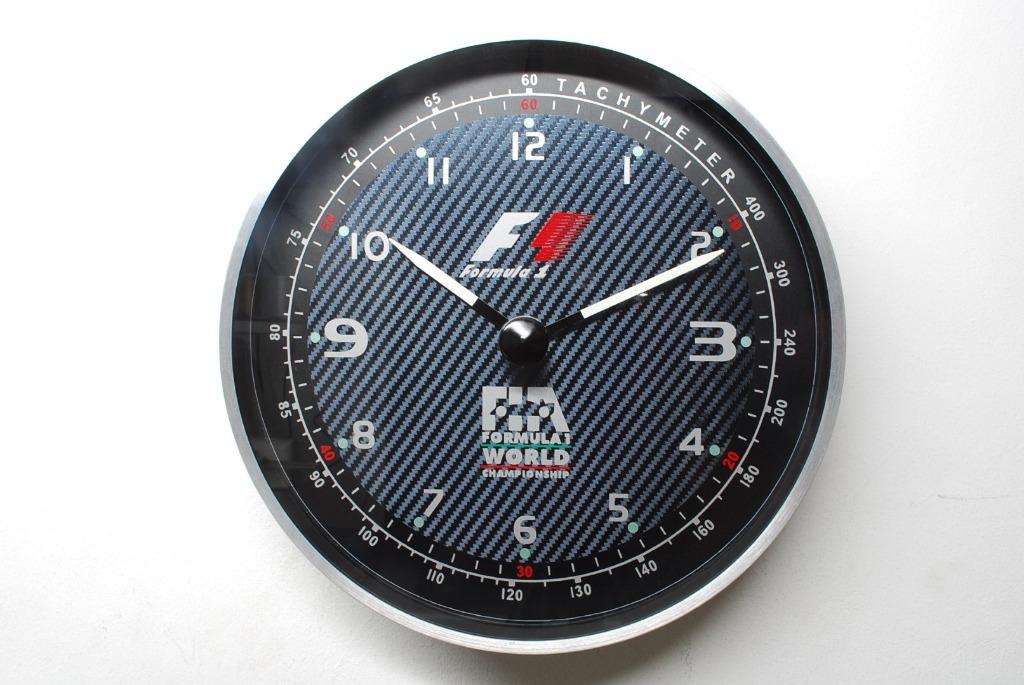 F1 Formula 1 Speeeometer - Inspired Wall Clock, Furniture & Home Living ...