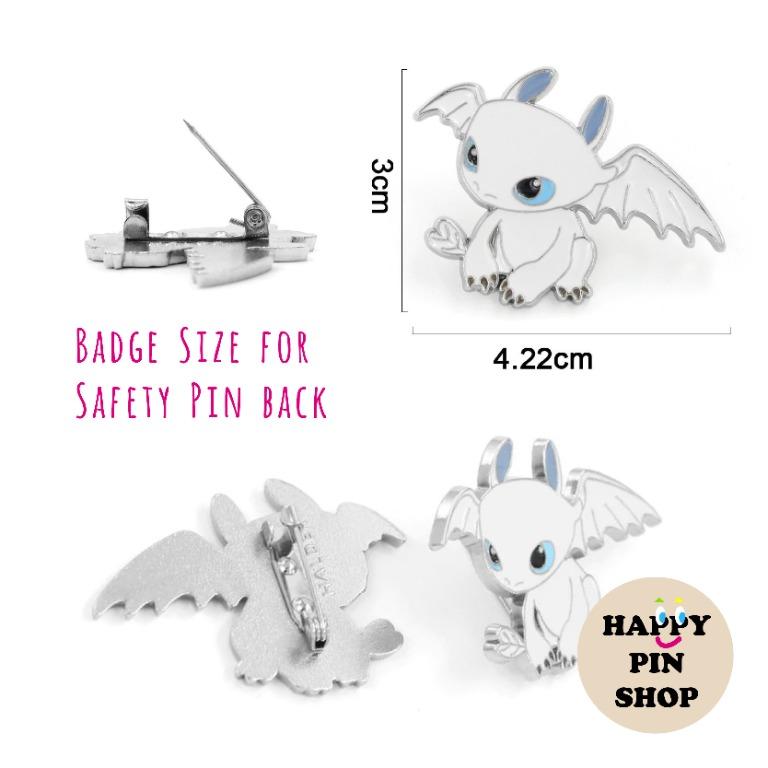 Full Body Chibi Dragons enamel pins - Toothless, How To Train Your ...