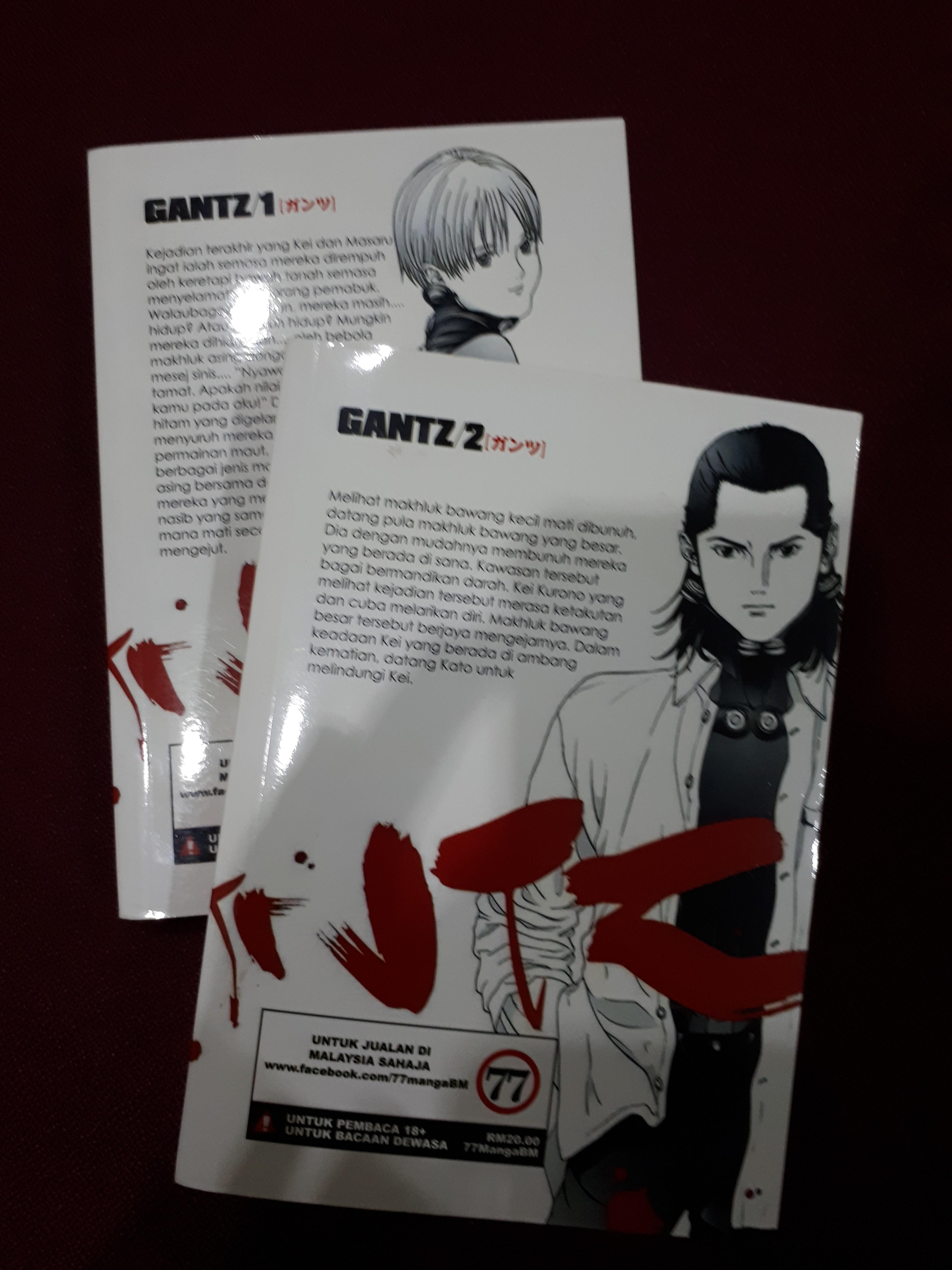 Gantz (Vol 1,2) Manga, Komik BM, Hobbies & Toys, Books & Magazines ...