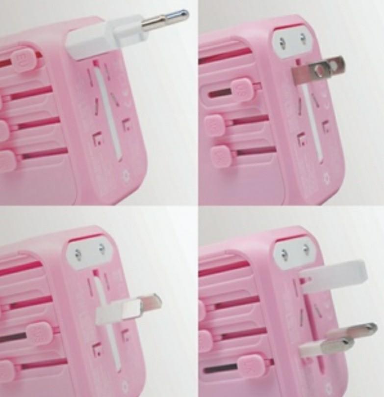 HELLO KITTY WORLD TRAVEL ADAPTOR WITH SIM CARD REMOVAL SET, Computers ...