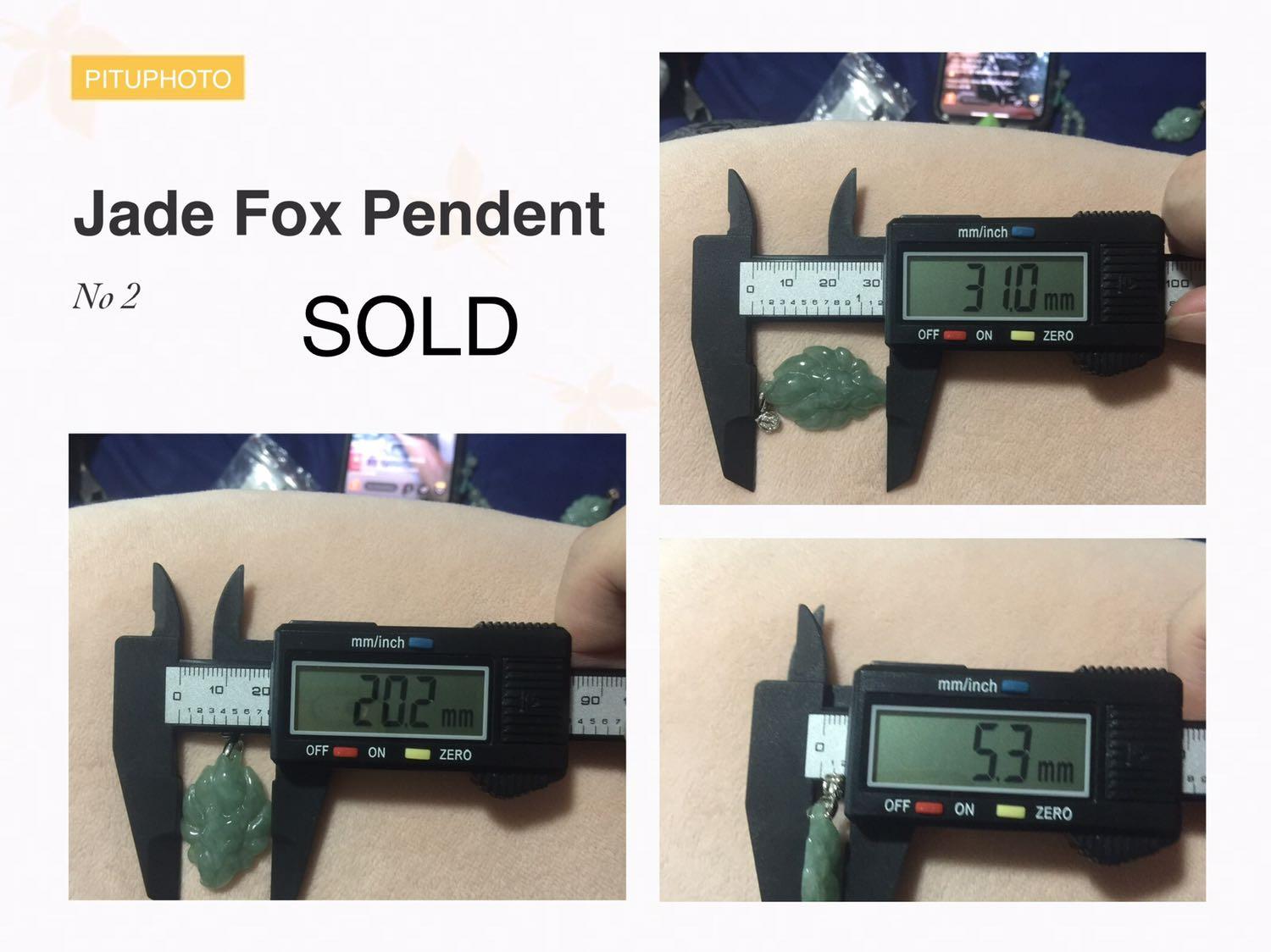 Jade Fox Pendent, Women's Fashion, Jewelry & Organisers, Necklaces on Carousell