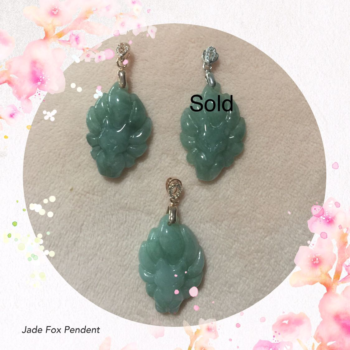 Jade Fox Pendent, Women's Fashion, Jewelry & Organisers, Necklaces on ...