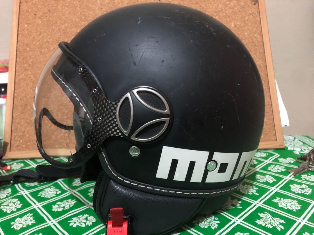 MOMO helmet, Motorcycles, Motorcycle Apparel on Carousell