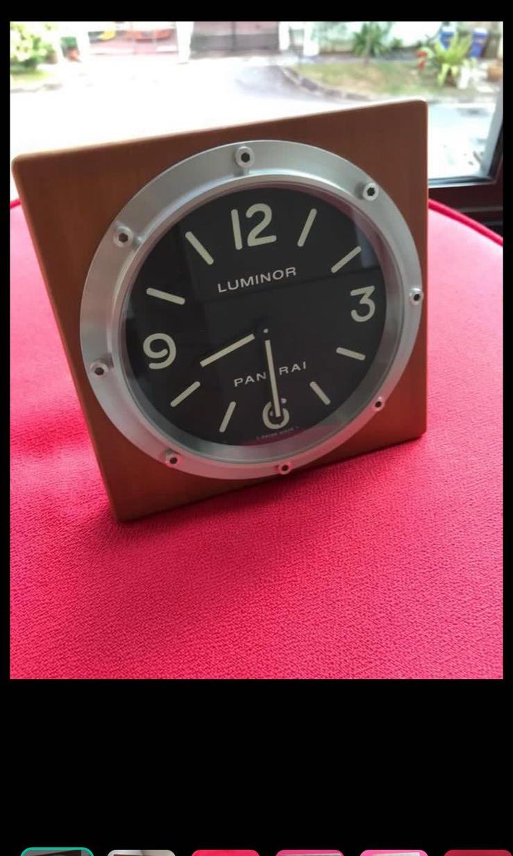 Panerai Pam 151 table Clock, Luxury, Watches on Carousell