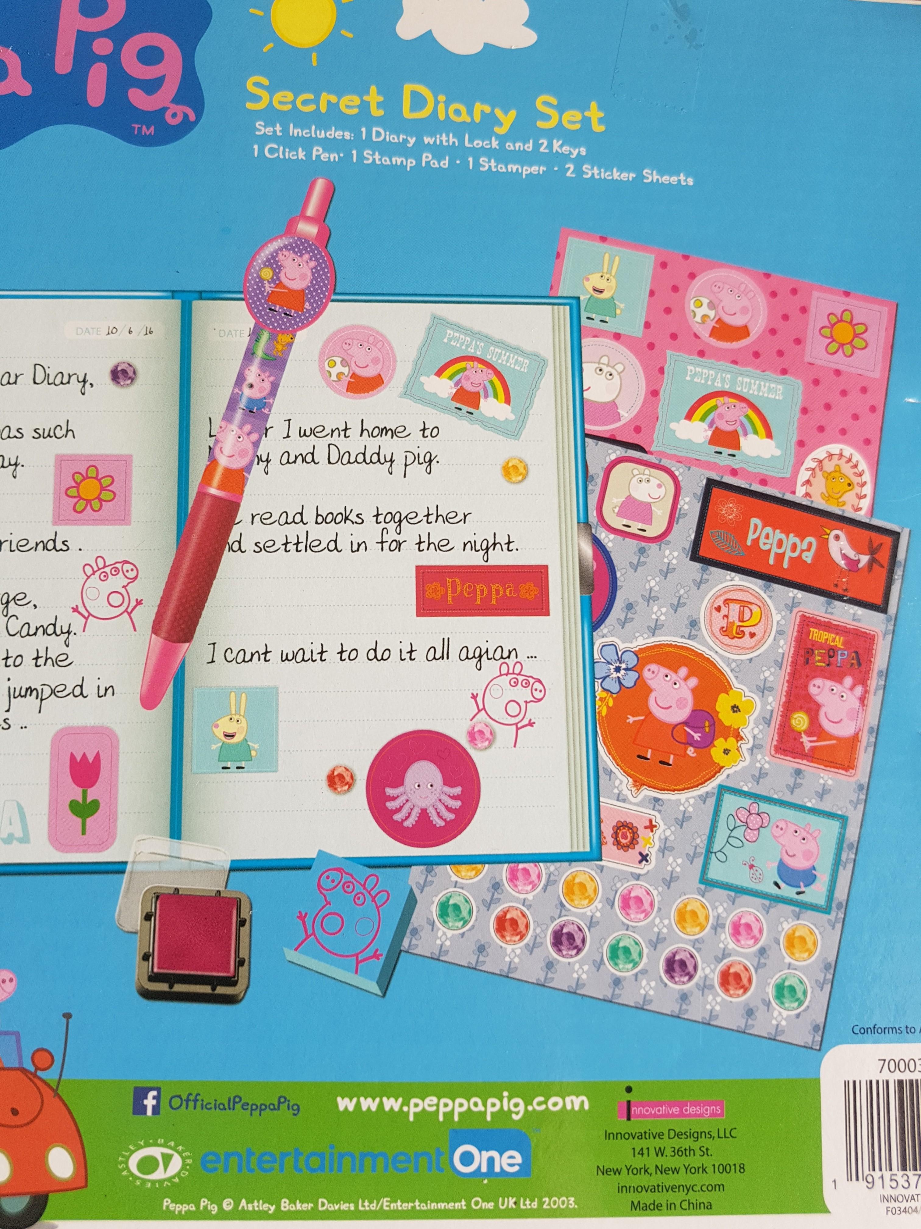 Peppa Pig Secret Diary, Babies & Kids, Infant Playtime on Carousell