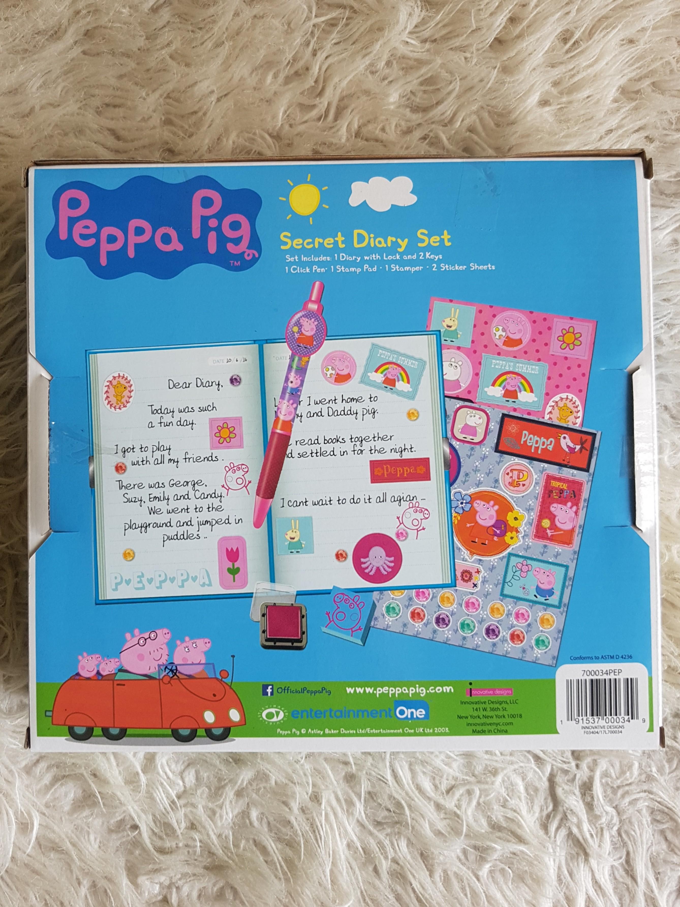 Peppa Pig Secret Diary, Babies & Kids, Infant Playtime on Carousell
