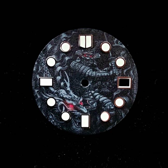 Samurai & Dragon Dial for Seiko Mod, 男裝, 男裝配飾 - Carousell