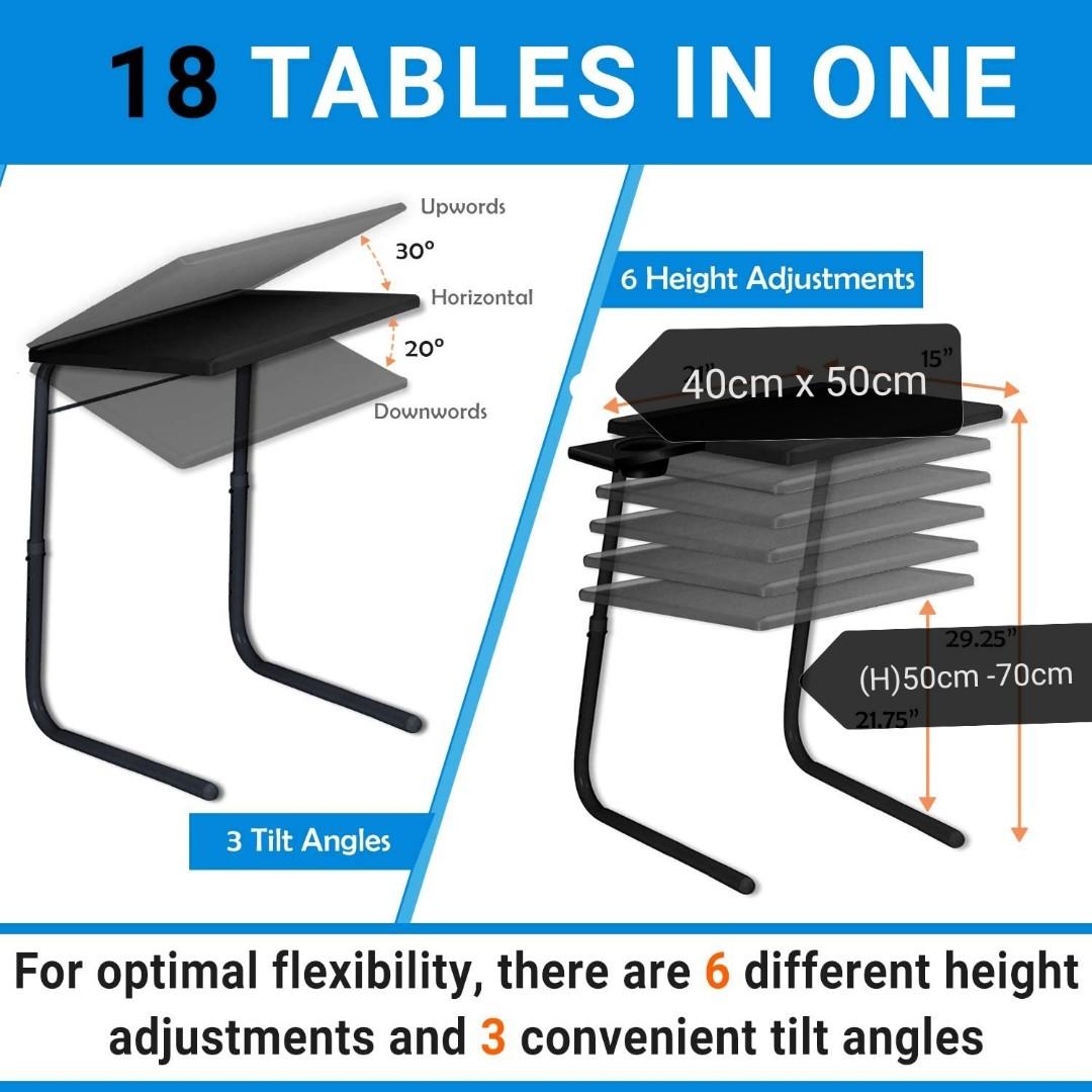 Table Mate Foldable Table. Adjustable Table, Furniture, Tables & Chairs ...