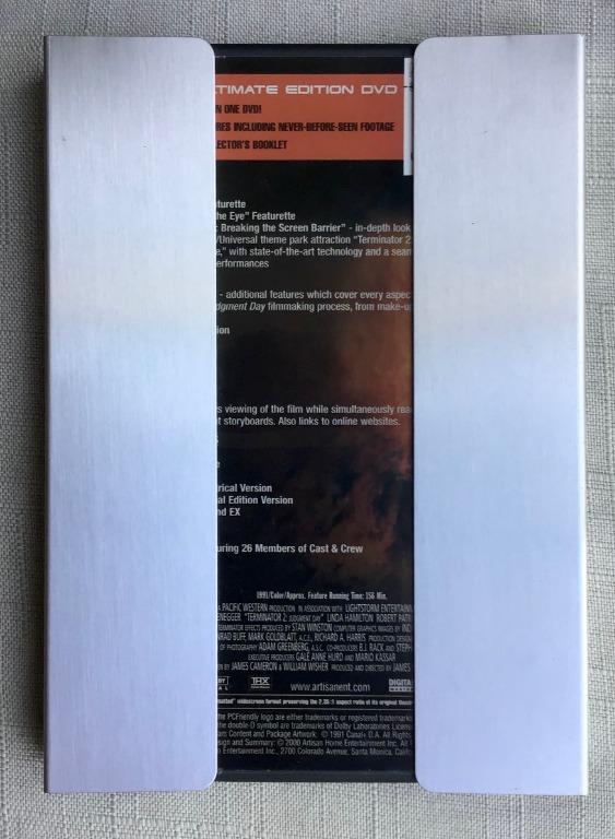 Terminator 2 - Judgment Day (The Ultimate Edition DVD) (very RARE ...