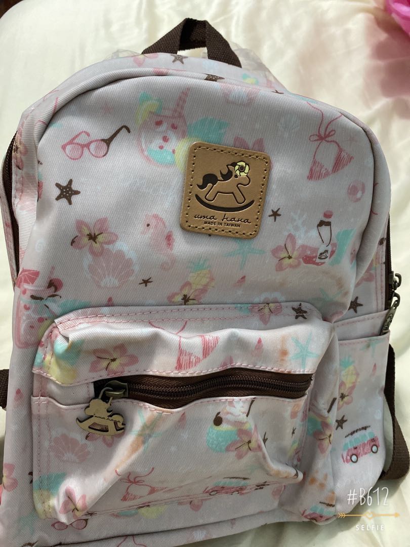 Uma Hana Zakka (Taiwan) Backpack A4 size, Babies & Kids, Going Out ...