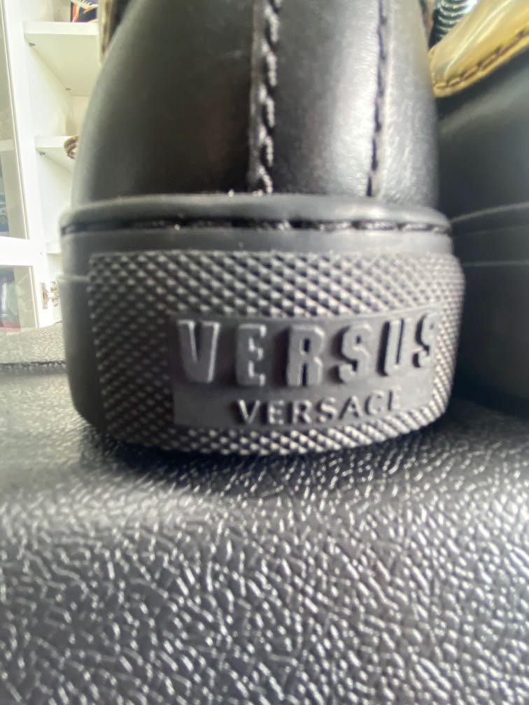 Versace Versus Lion-Head Lion Safety Pin Sneakers US5.5 IT37, Luxury ...