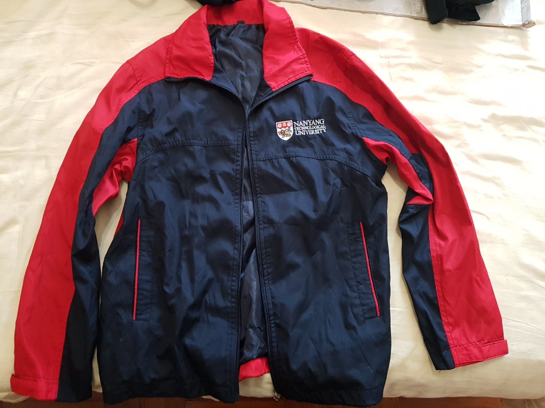 Windbreaker NTU jacket, Men's Fashion, Coats, Jackets and Outerwear on ...