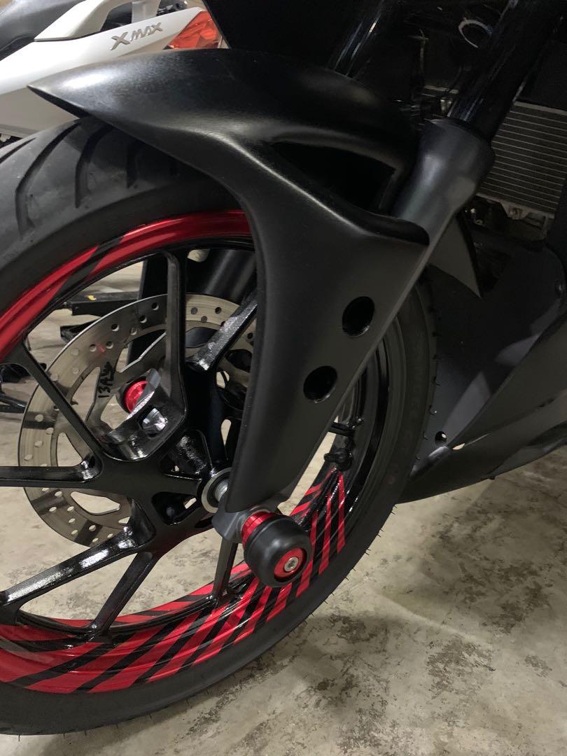 Yamaha R15 V3 ABS Model Fork & Swing Arm Slider, Motorcycles ...