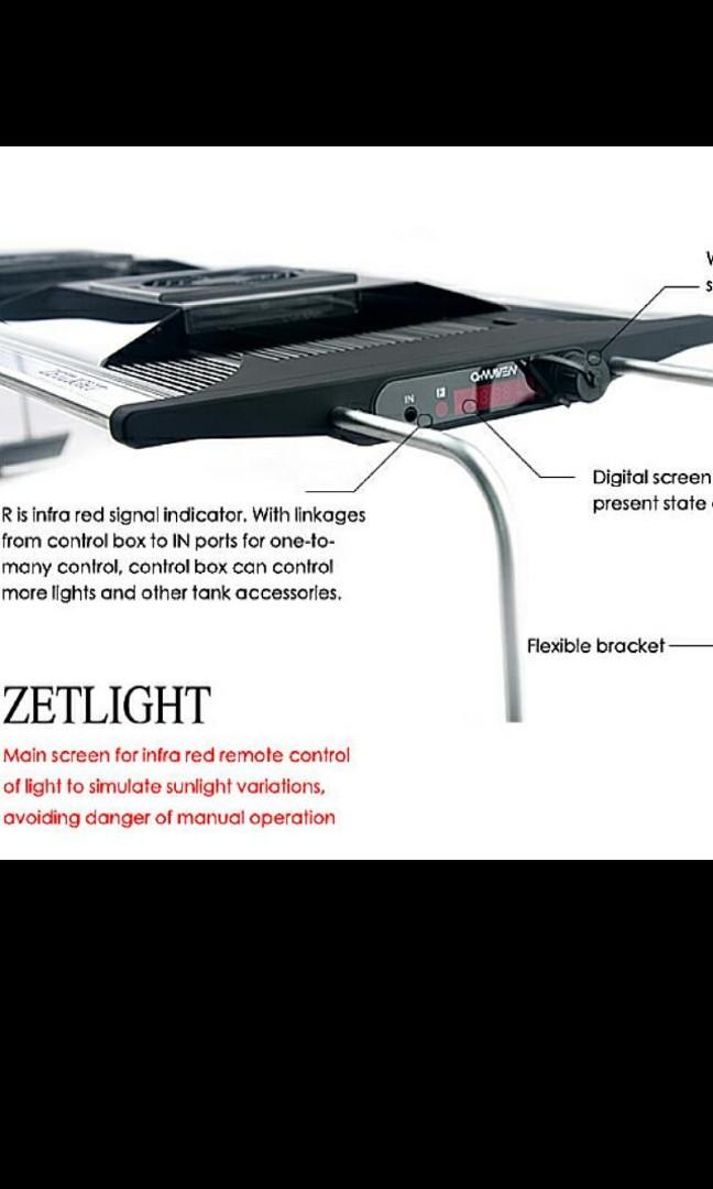 Zetlight ZT6600 Planted tank / Freshwater tank Lights 200W, Pet ...