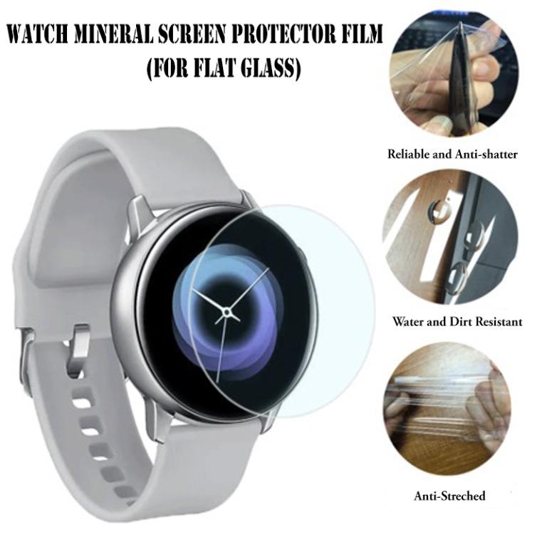 2 Pcs of New Universal Round Smart Watch Crystal Clear Nano Screen ...