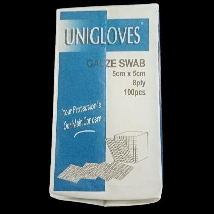 Unigloves Pre-Cut Gauze Swab 5cm x 5cm / 7.5cm x 7.5cm / 10cm x 10cm ...