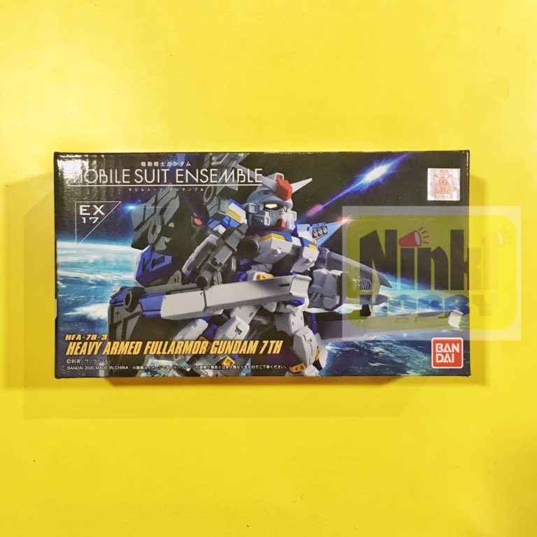 Bandai 魂 限定 Mobile Suit Ensemble 重裝重奏 EX 17 EX17 Heavy Armed Fullarmor Gundam 7th 高達 7號機 全新日版 ...