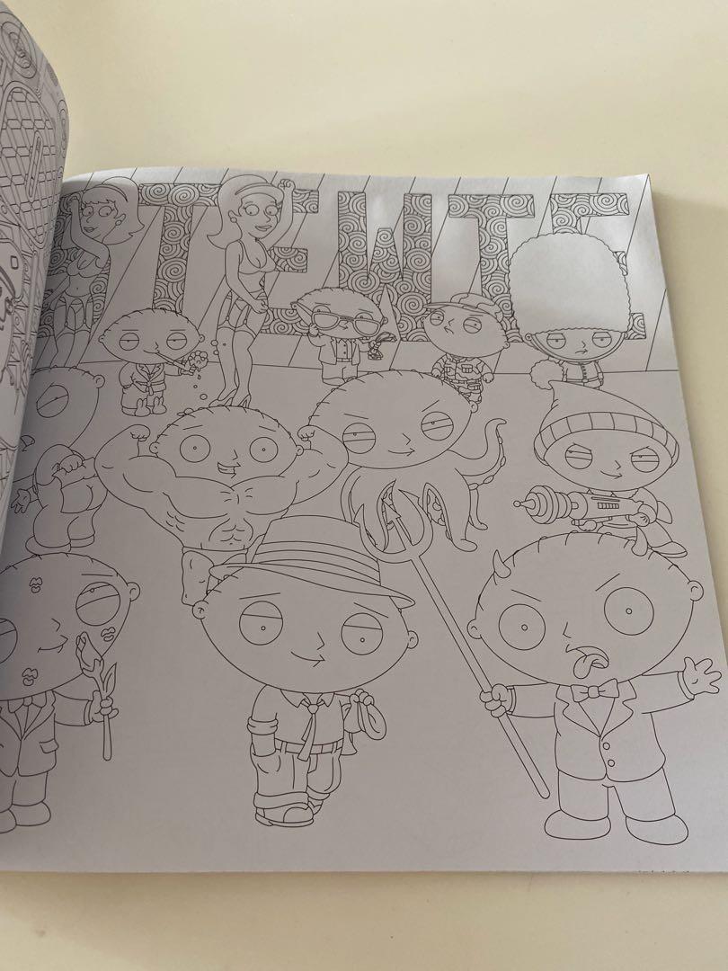 coloring book family guy
