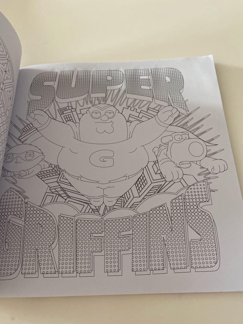 coloring book family guy