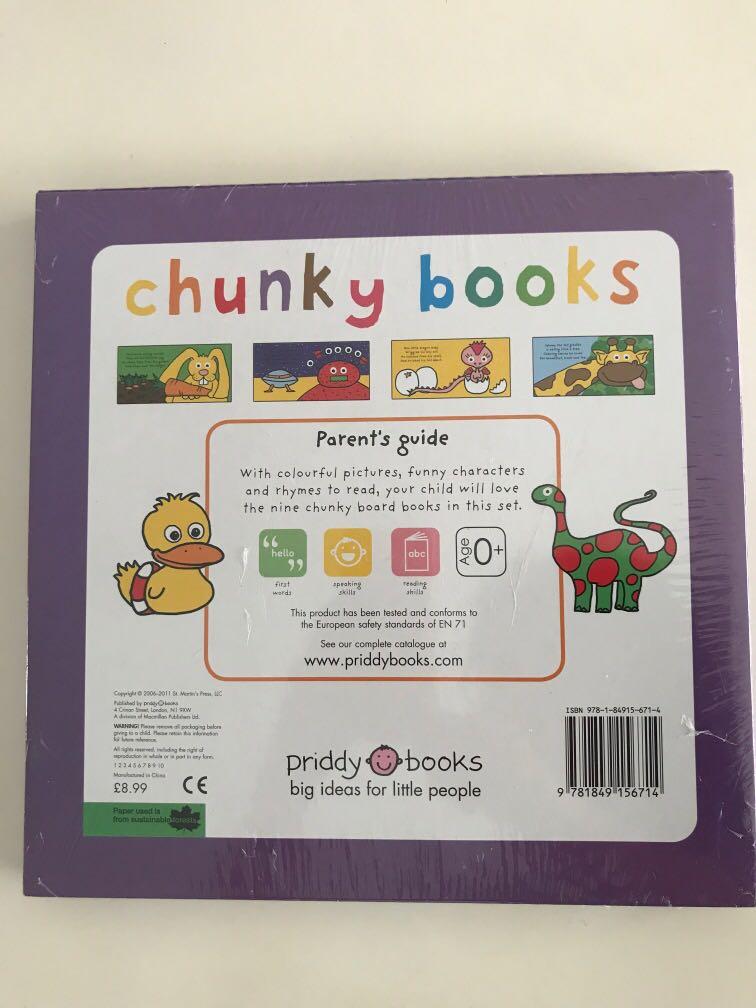 BNIB Priddy books: 9 chunky board books for little fingers, Hobbies ...