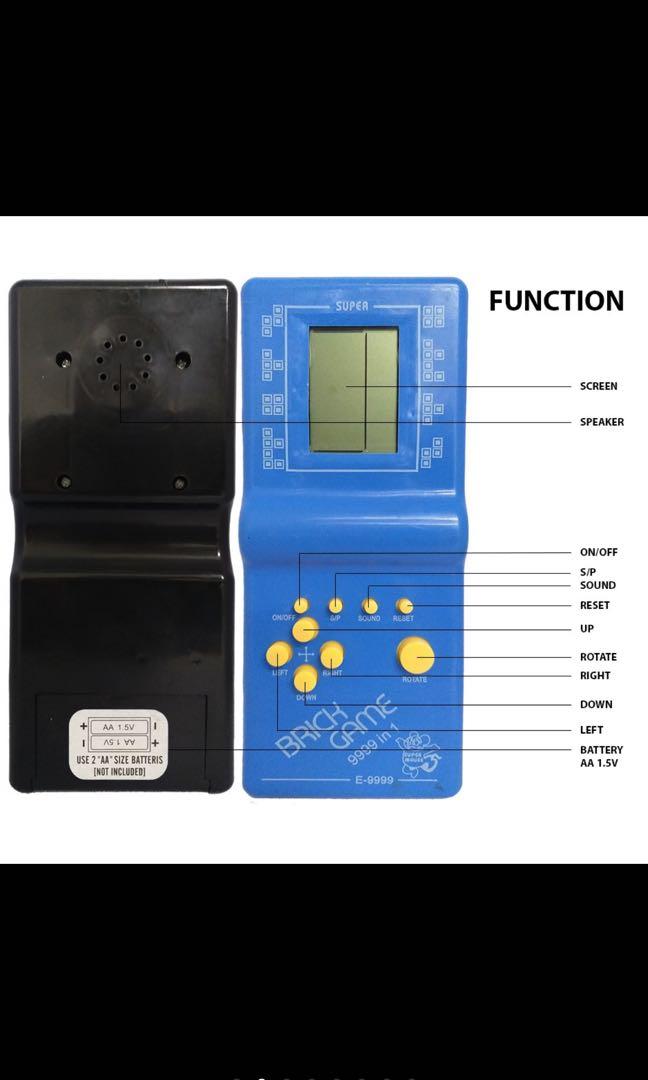Brick Game / Tetris 9999 In 1 Multigame Station, Hobbies & Toys, Toys ...