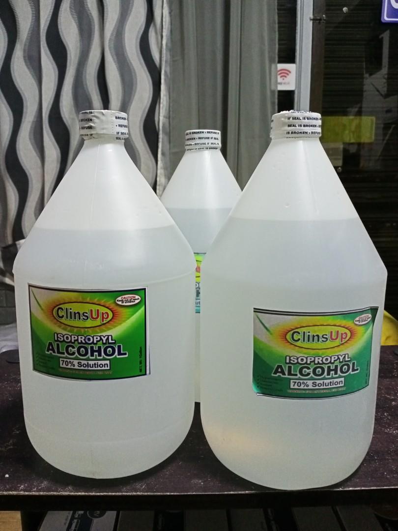 ClinsUp Isopropyl Alcohol 70% solution, Furniture & Home Living ...