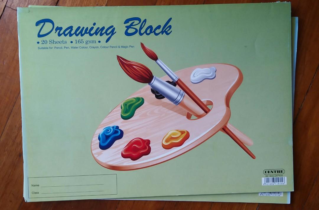 Drawing blocks, Hobbies & Toys, Stationery & Craft, Stationery & School ...