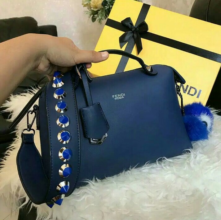 Fendi Btw Boston Strap, Fesyen Wanita, Tas & Dompet di Carousell
