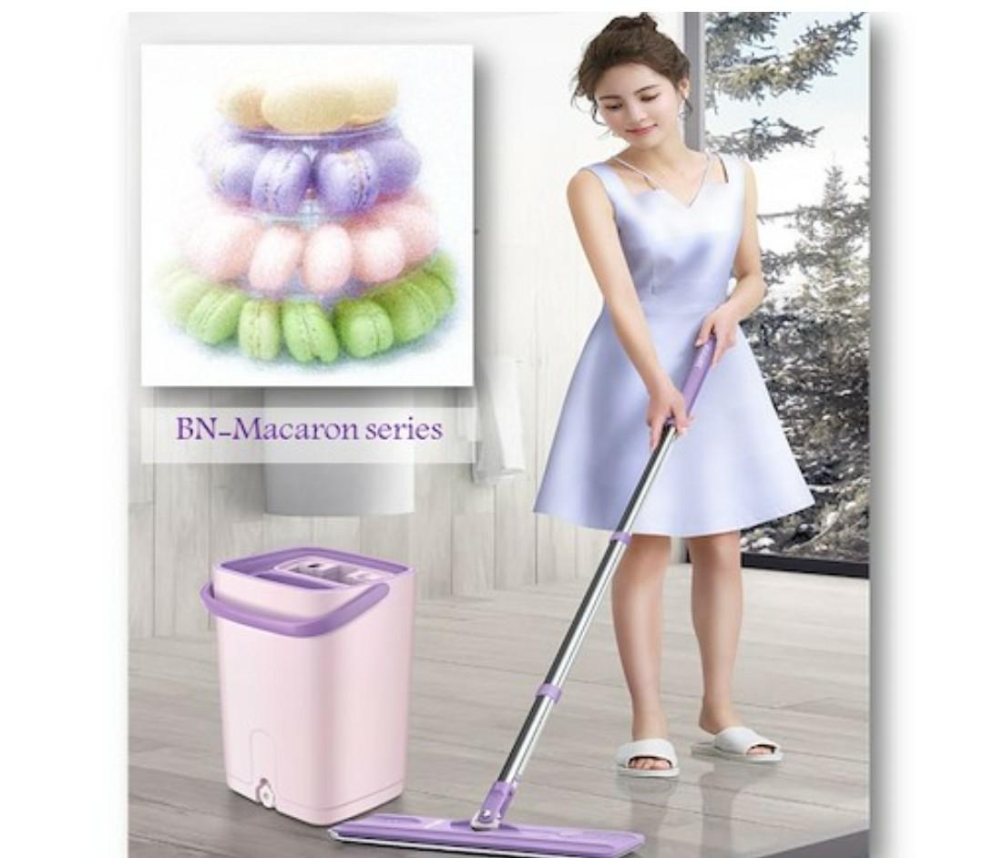 Full set Macaron Flat Mop!, TV & Home Appliances, Washing Machines and ...