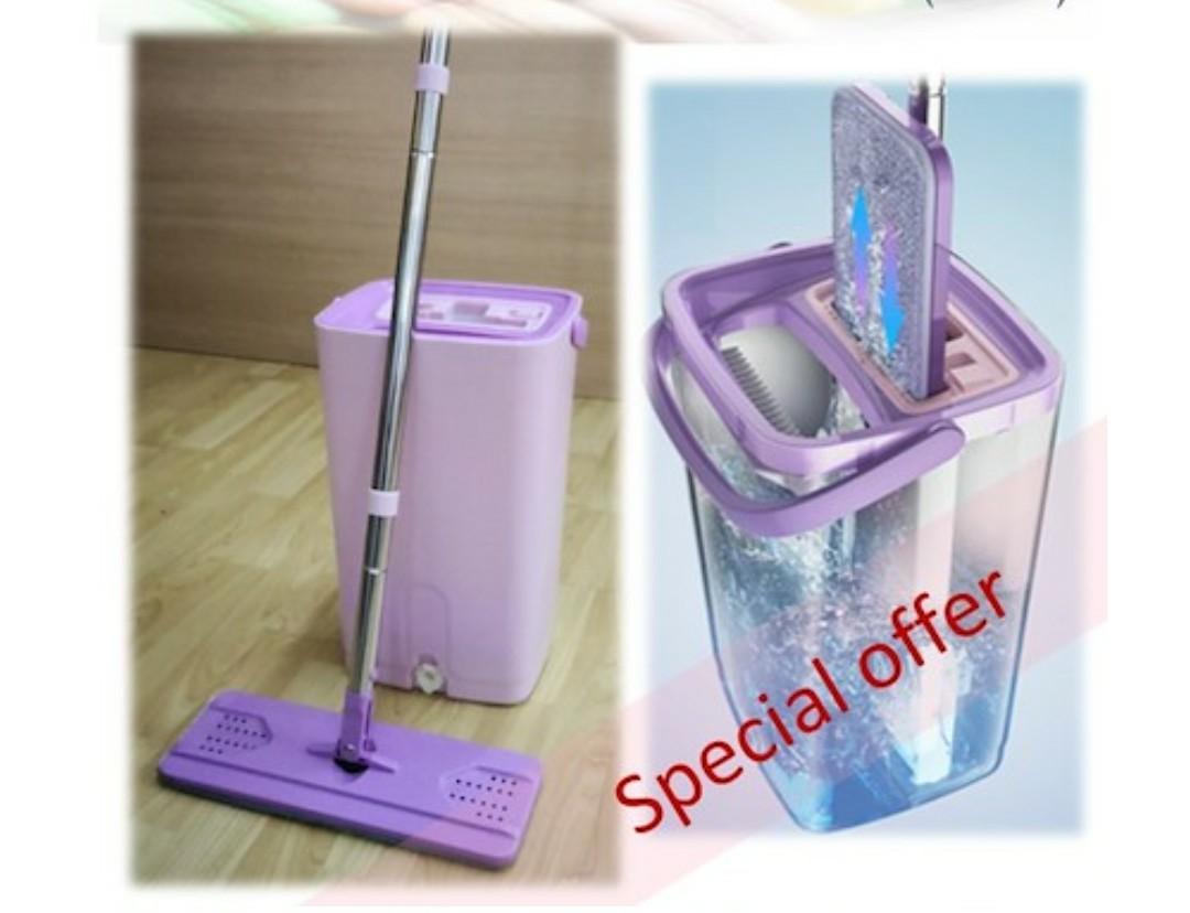 Full set Macaron Flat Mop!, TV & Home Appliances, Washing Machines and ...
