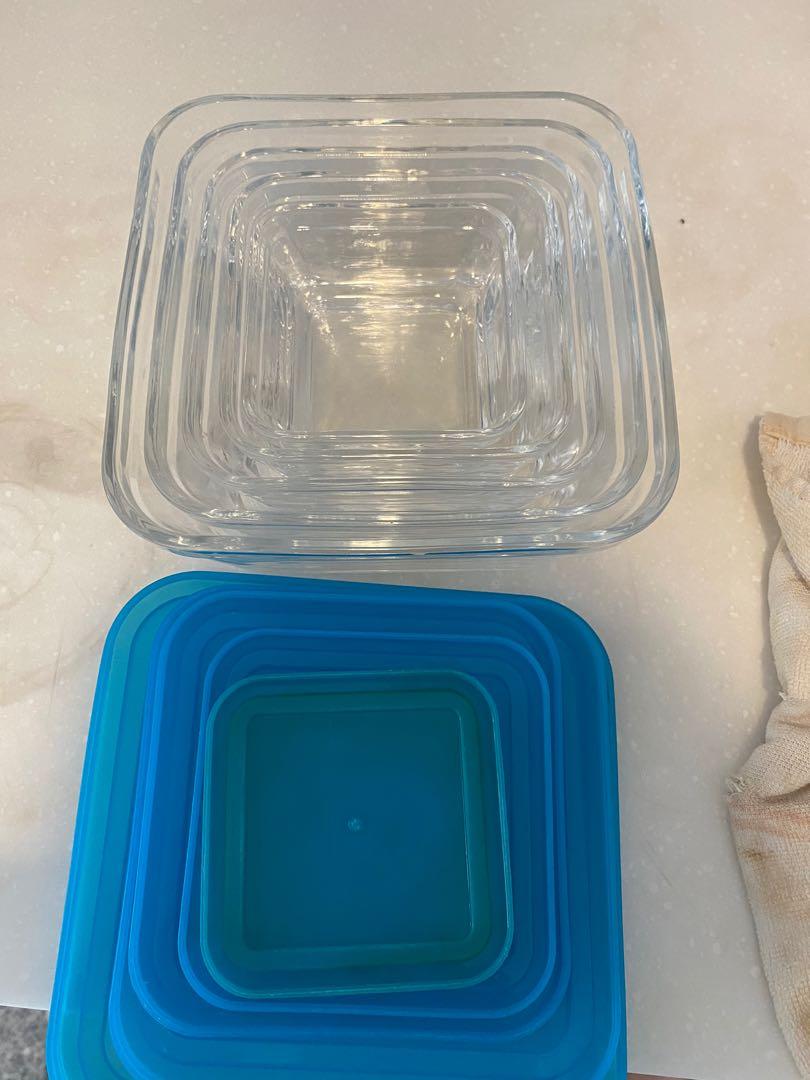 Glass Tupperware Containers, Furniture & Home Living, Kitchenware ...