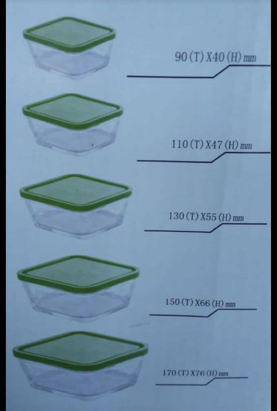 Glass Tupperware Containers, Furniture & Home Living, Kitchenware ...